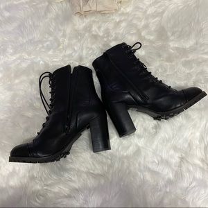 Report | Shoes | Brand New Report Lace Up Heeled Boots | Poshmark